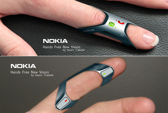 Nokia FIT Ring shape Wearable Phone Concept Design Swan