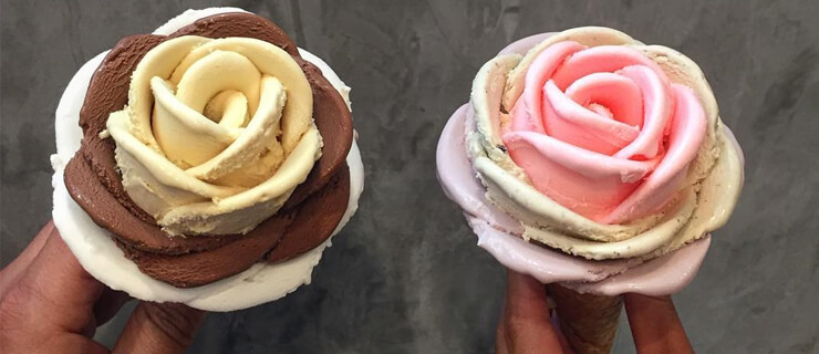 Gelato Flower Icecream is Too Pretty To Eat - Design Swan