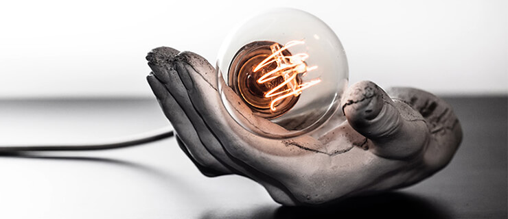 Creepy CEK's Sculpted Concrete Light That Blend Human Body Parts with ...
