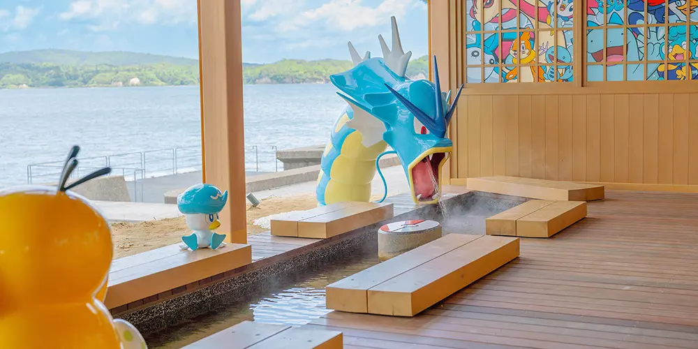 Wakura Pokémon Footbath: A Water-Type Retreat at Nanao Bay, Japan ...