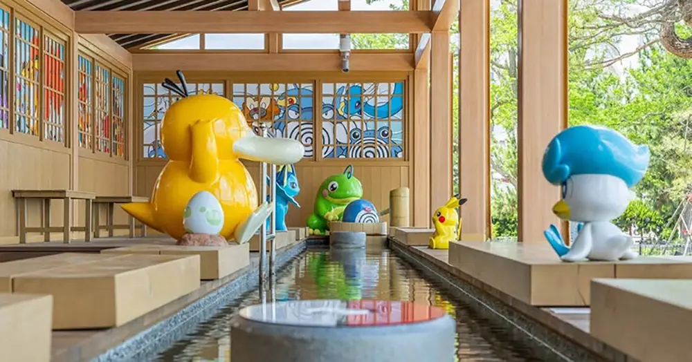 Wakura Pokémon Footbath: A Water-Type Retreat at Nanao Bay, Japan ...